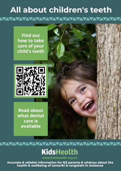 KidsHealth QR Code Poster - All About Children's Teeth | KidsHealth New ...